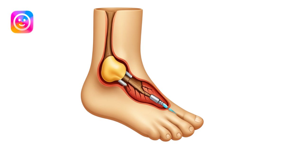 diabetic foot emoji | AI Emoji Generator