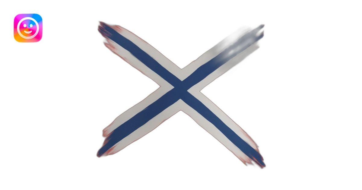 Flag of Normandy emoji | AI Emoji Generator
