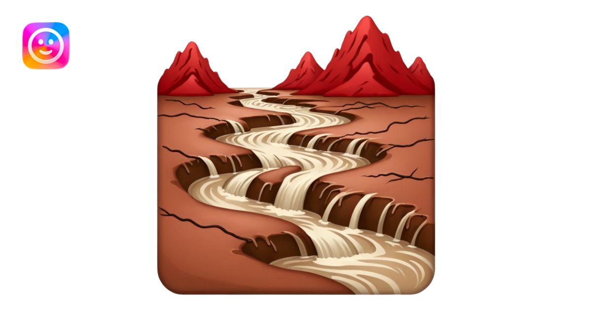red river flowing emoji | AI Emoji Generator