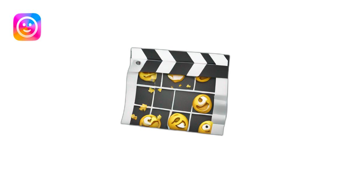 a filmstrip emoji | AI Emoji Generator