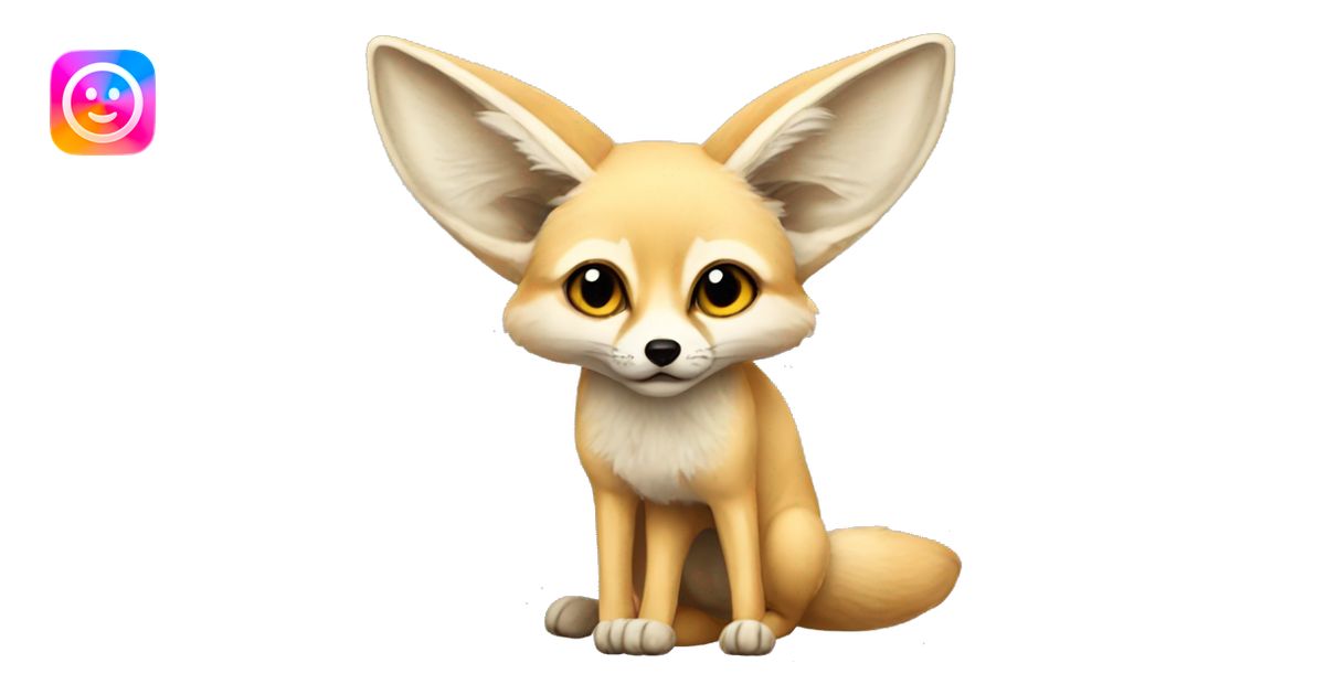 Fennec Fox emoji | AI Emoji Generator