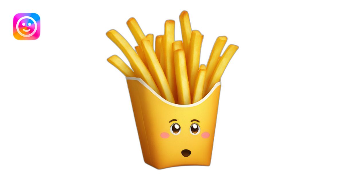french fries emoji | AI Emoji Generator