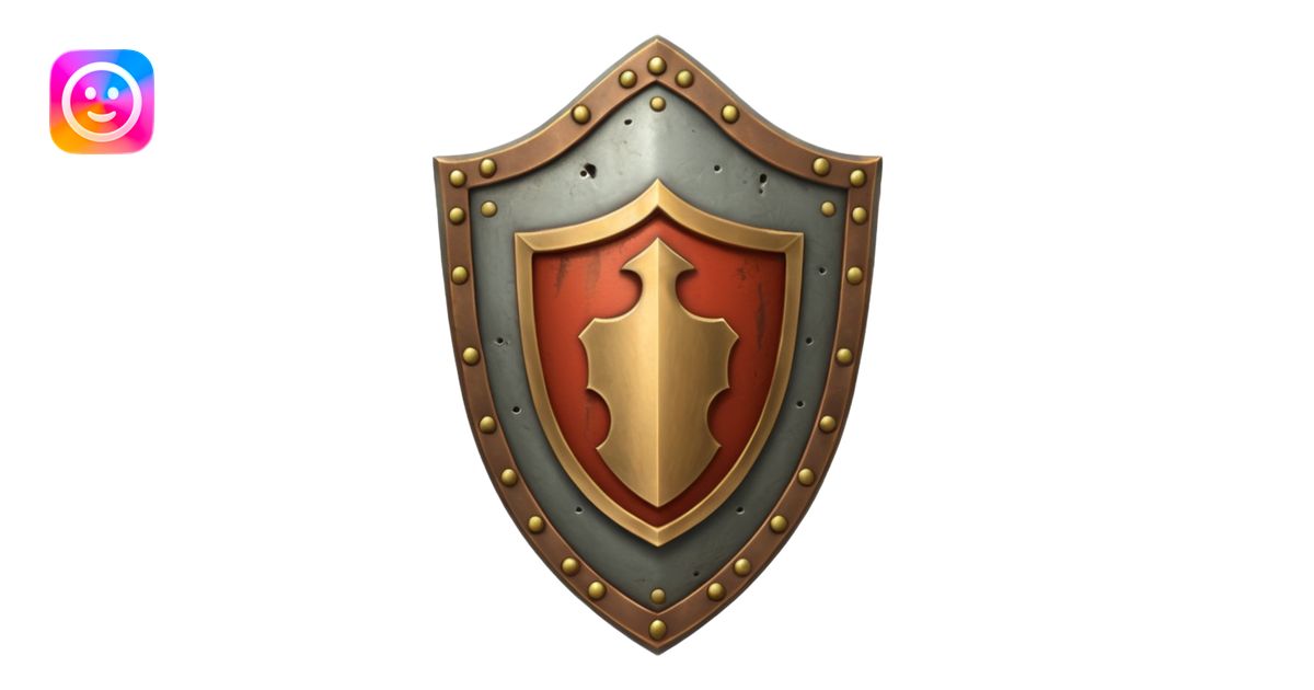 Roman Gladiator shield emoji | AI Emoji Generator