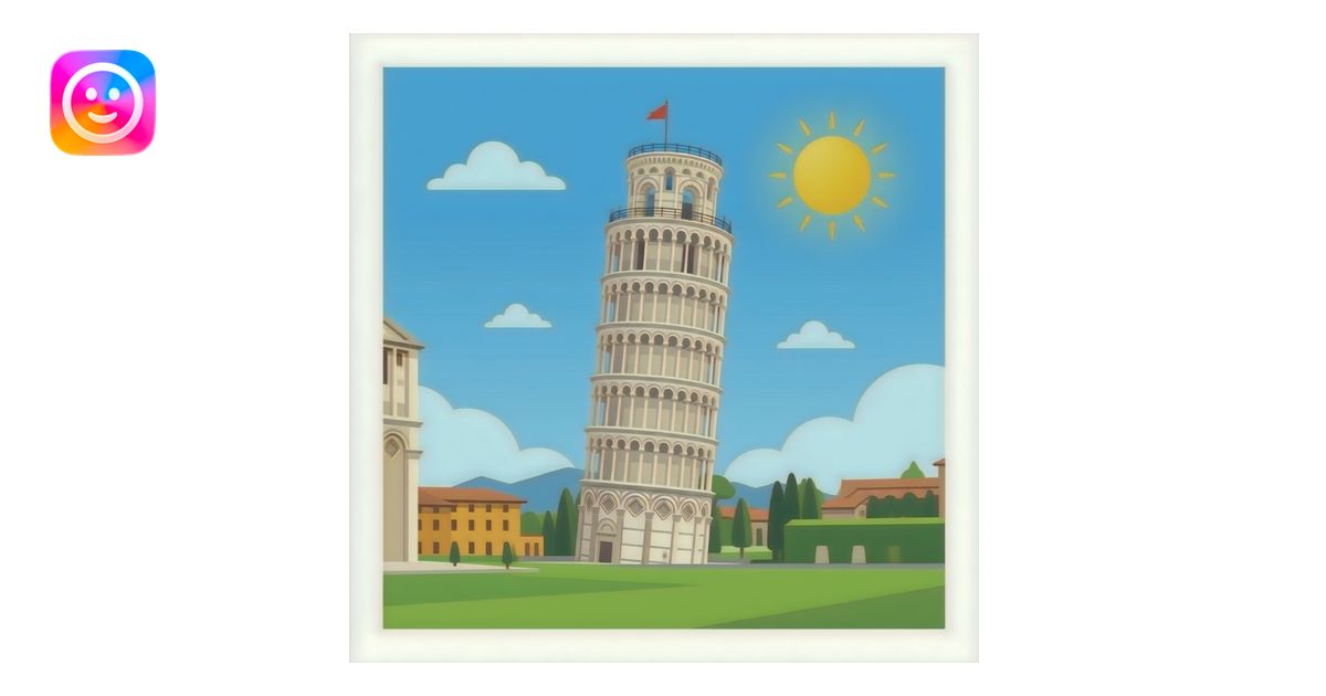 Pisa tower emoji | AI Emoji Generator