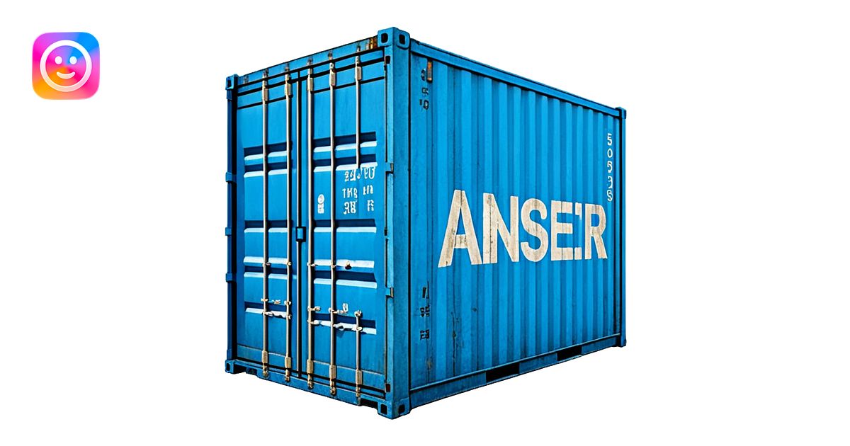 Anselm Kiefer concrete shipping container emoji | AI Emoji Generator