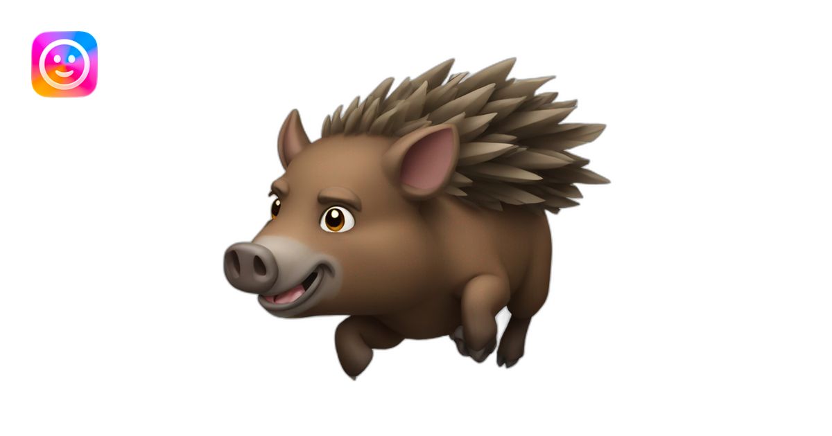boar flying emoji | AI Emoji Generator