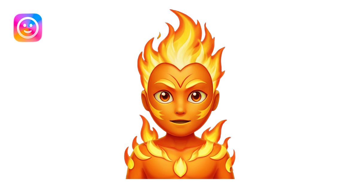 fire spirit emoji | AI Emoji Generator