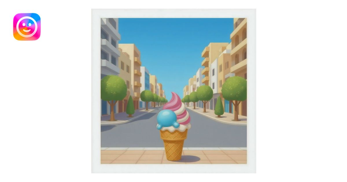 Tizi my city ice cream toys emoji | AI Emoji Generator