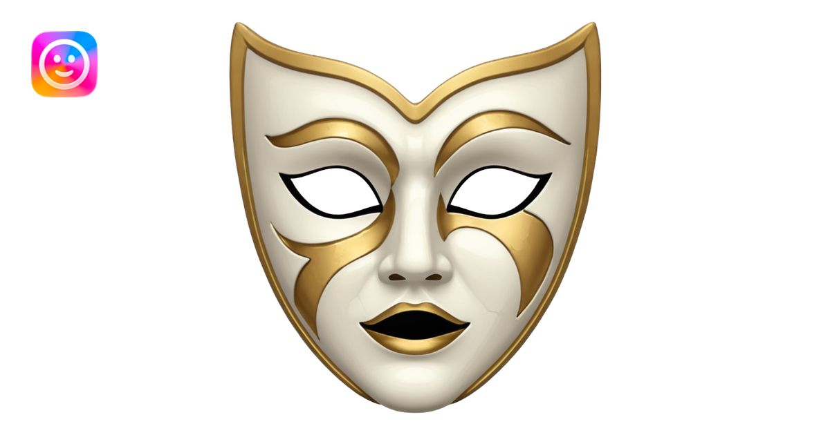 Theatre mask tragedy emoji | AI Emoji Generator