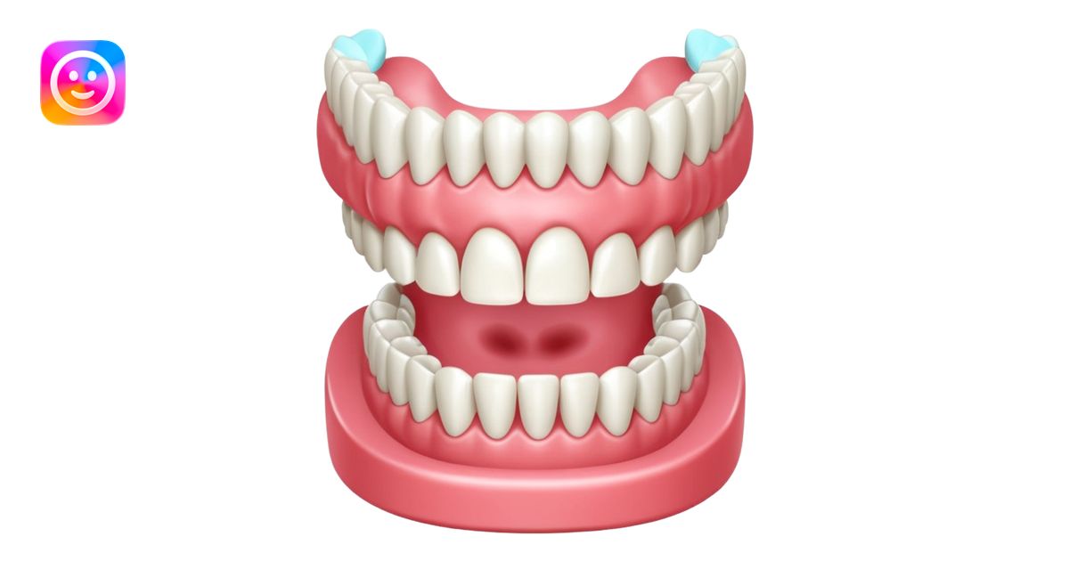 prosthetic insta denture emoji | AI Emoji Generator