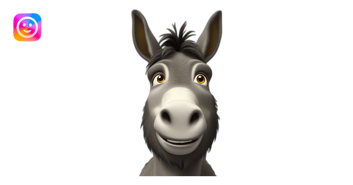 Donkey in shrek emoji | AI Emoji Generator