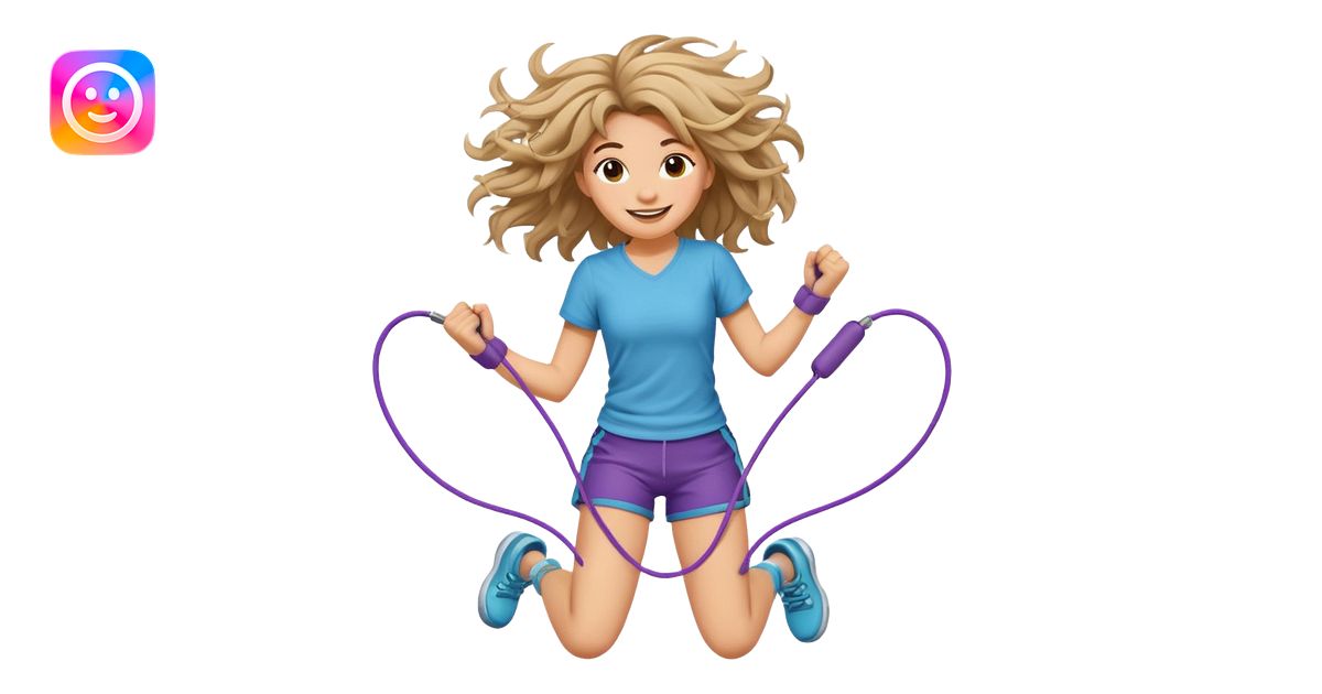 jumping rope tangled emoji | AI Emoji Generator