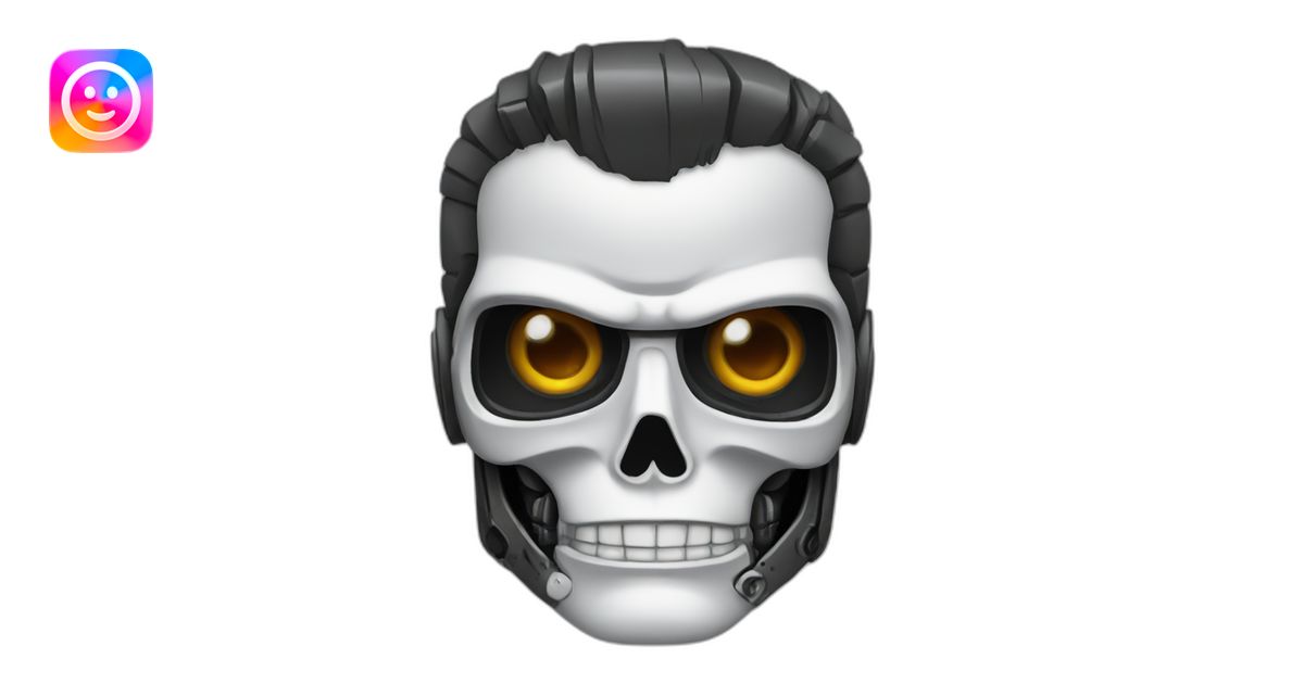 terminator face emoji | AI Emoji Generator