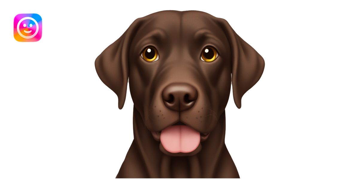 Solid chocolate pit lab emoji | AI Emoji Generator
