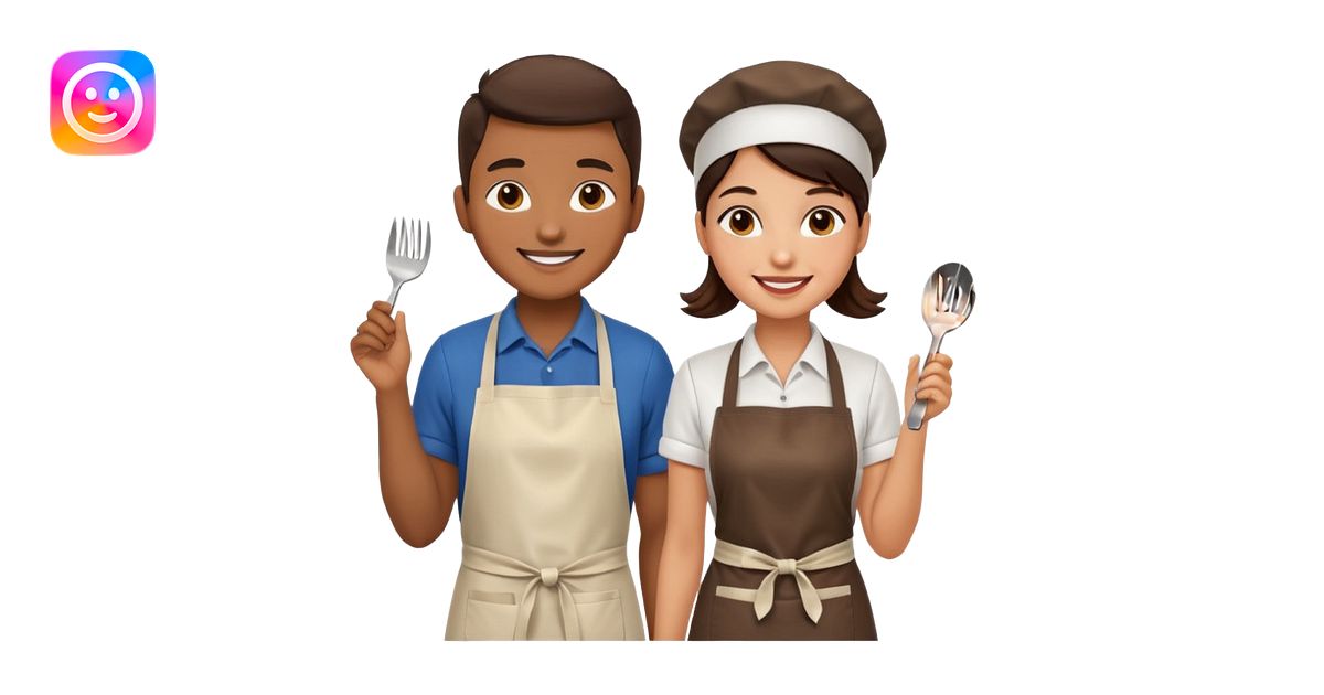 Cafe staff emoji | AI Emoji Generator