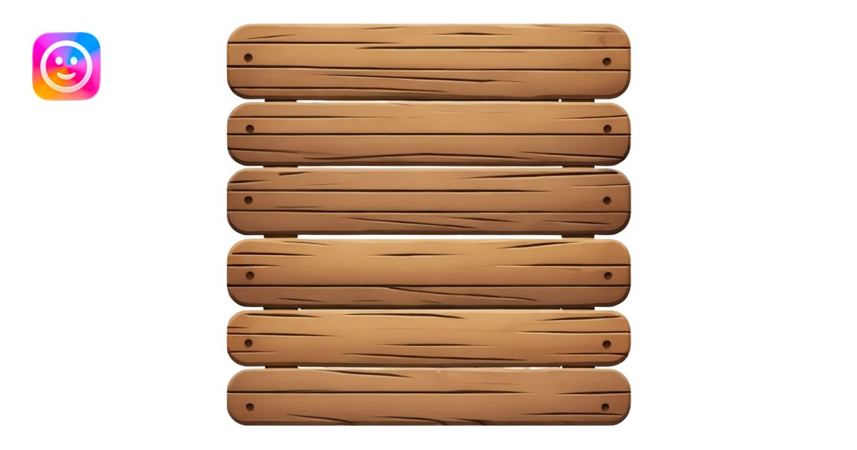 wood plank emoji | AI Emoji Generator