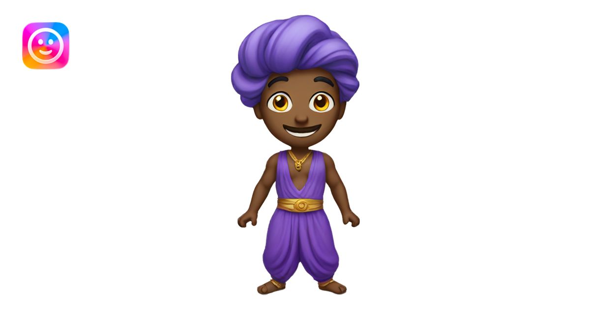 Genie emoji | AI Emoji Generator