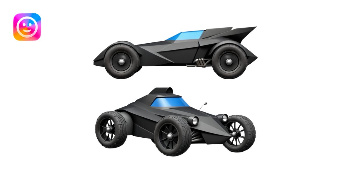 the animated series aerodynamic futuristic Batmobile loosely based on ...