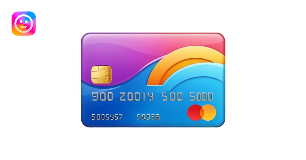 beautiful credit card emoji | AI Emoji Generator