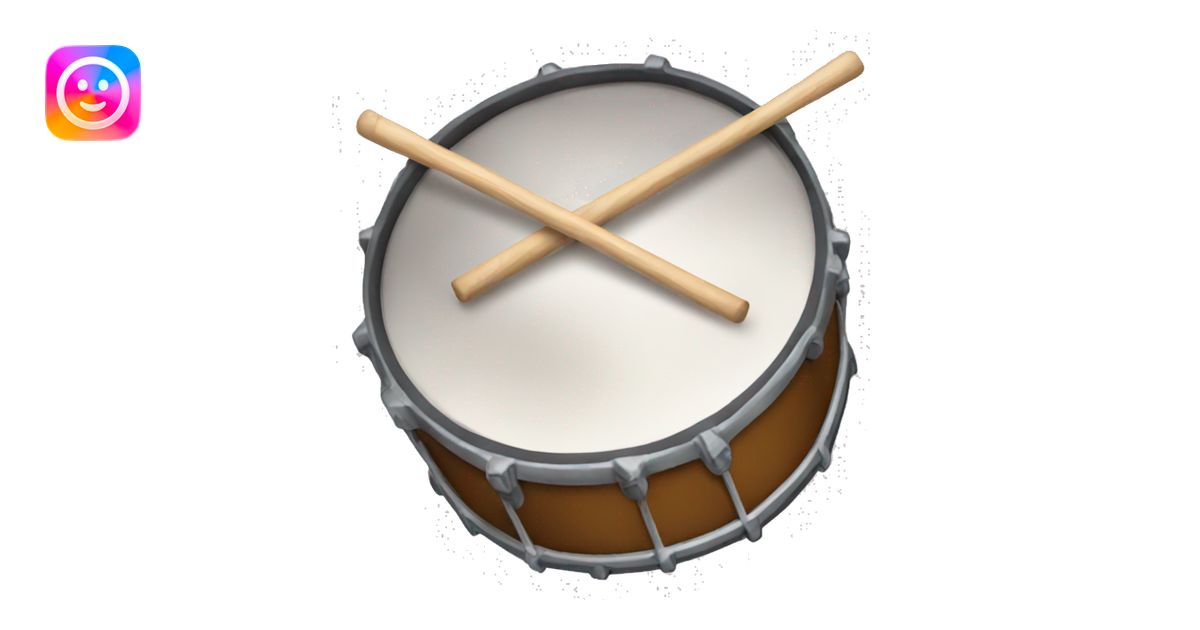 drum emoji emoji | AI Emoji Generator
