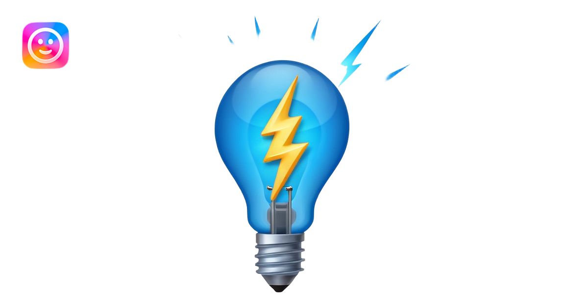 electricity emoji | AI Emoji Generator
