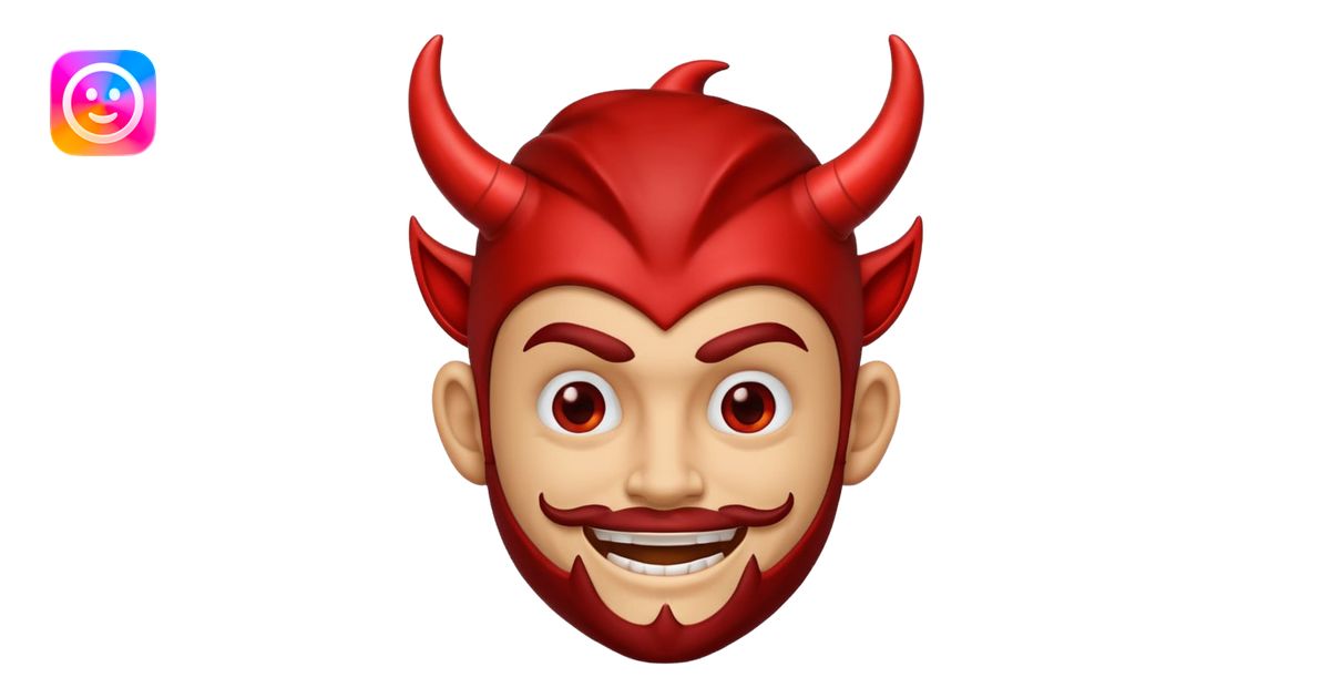Emoji de bandido con diablito emoji | AI Emoji Generator