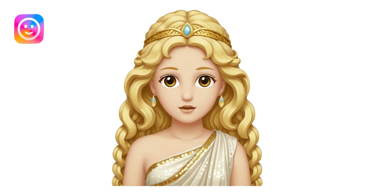 Psyche, Goddess of Soul from Roman Deities with long golden blonde wavy ...
