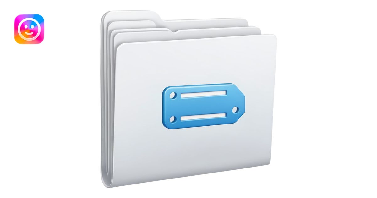 folder that says activites follwed by stack of forms emoji | AI Emoji ...