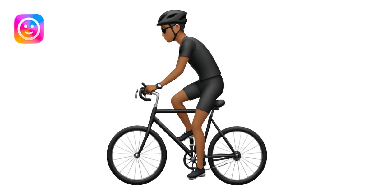 human cycle icon emoji | AI Emoji Generator