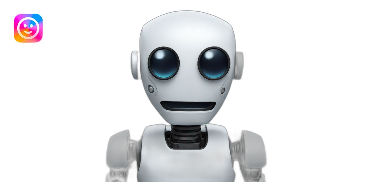 photograph robot emoji | AI Emoji Generator
