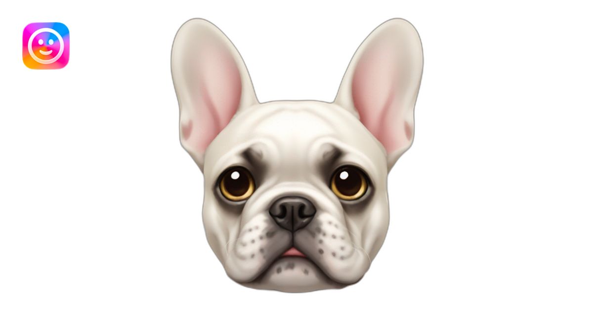 French Bulldog emoji | AI Emoji Generator