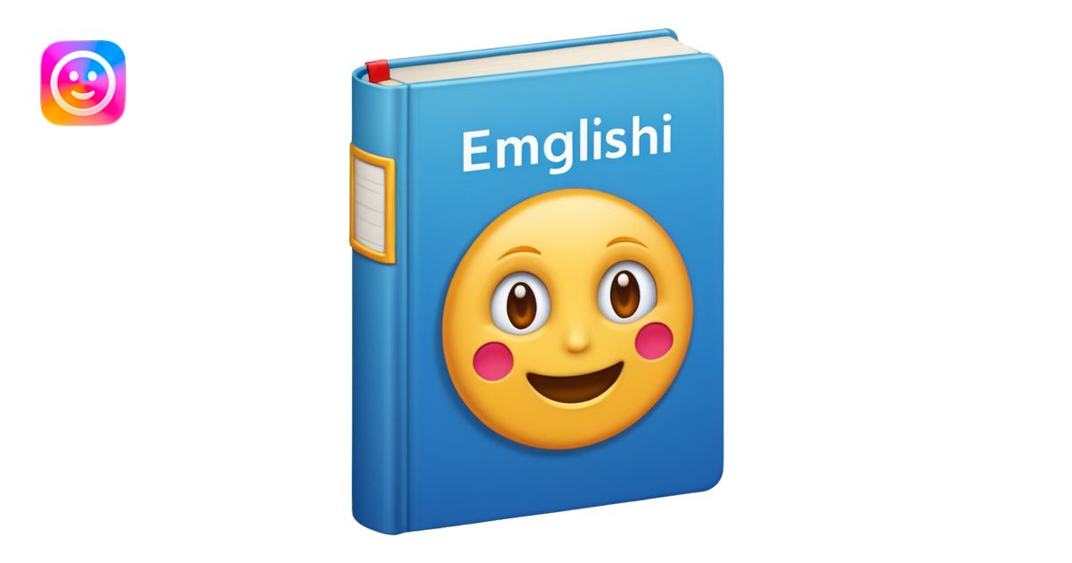A English language textbook emoji | AI Emoji Generator