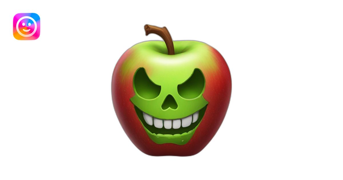 poison apple emoji | AI Emoji Generator