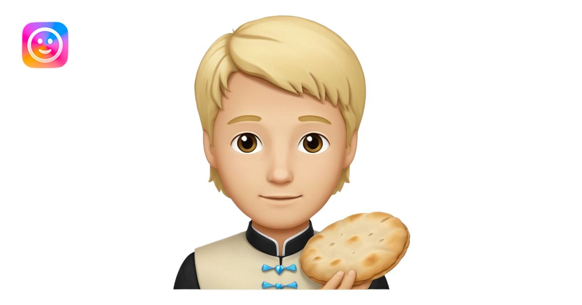 The blond groom emoji combined with tthe pita emoji emoji | AI Emoji ...