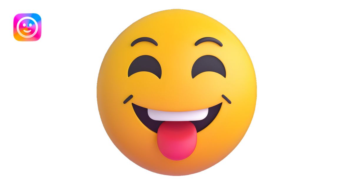 3D smiley emoji, round shape, disgusted face, with the text "cringe ...