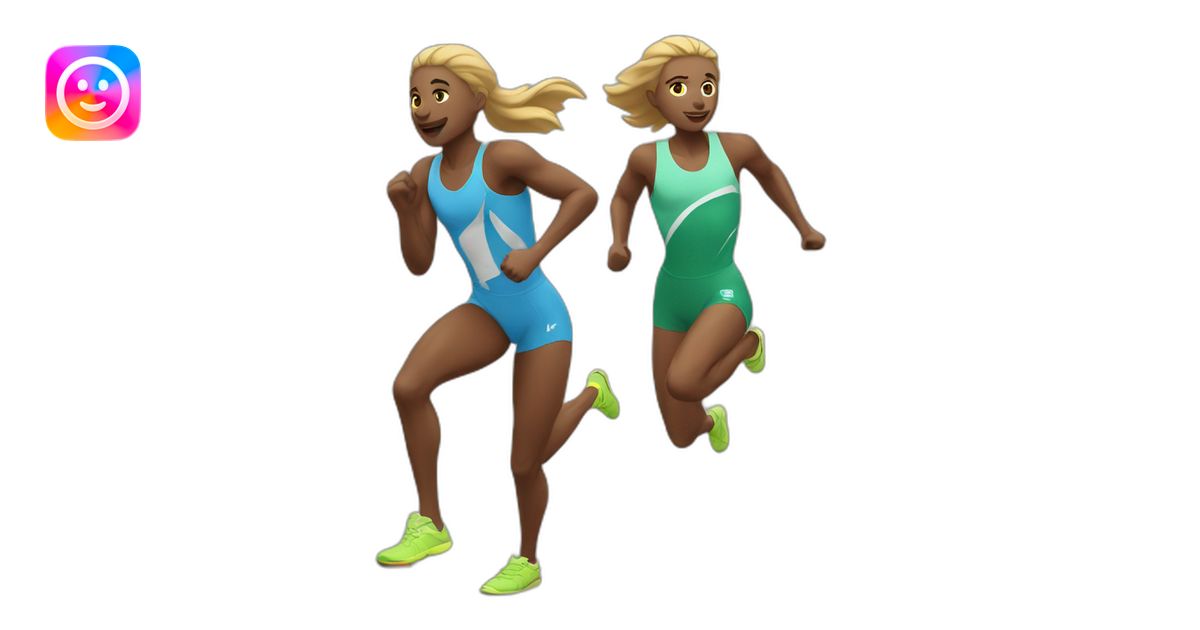 Track and field emoji | AI Emoji Generator