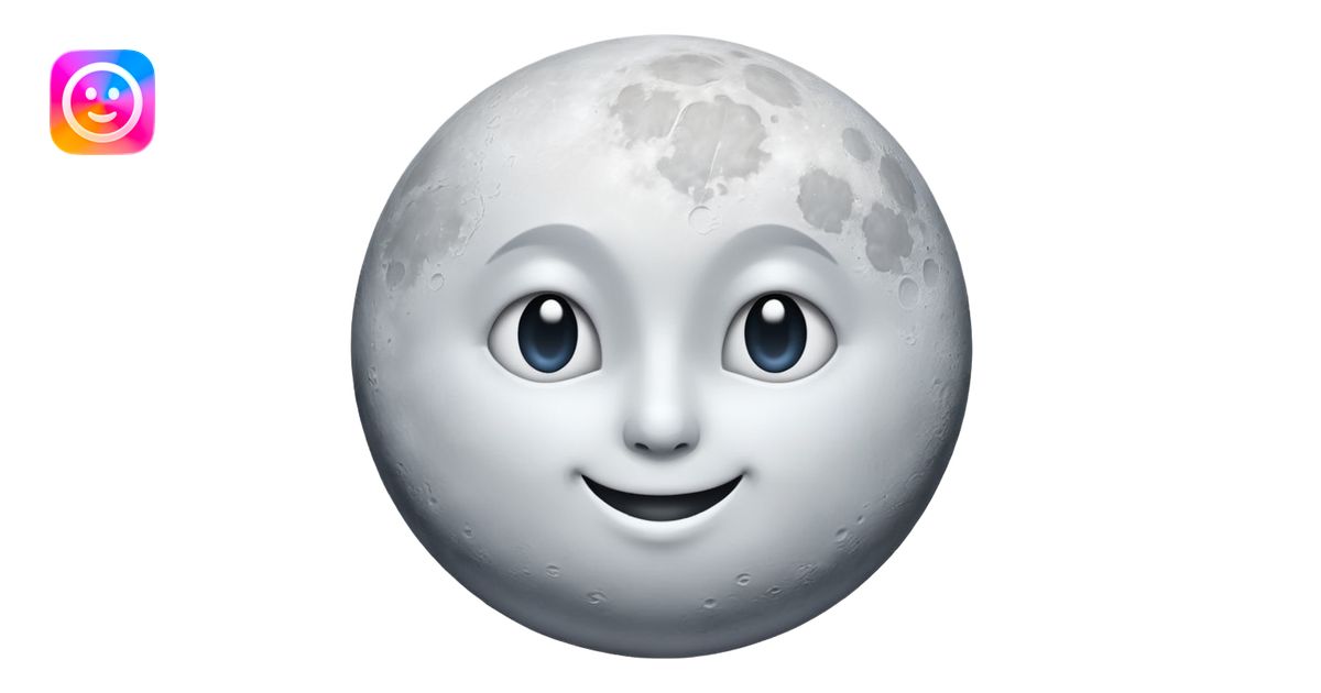 moon without face, clean emoji | AI Emoji Generator