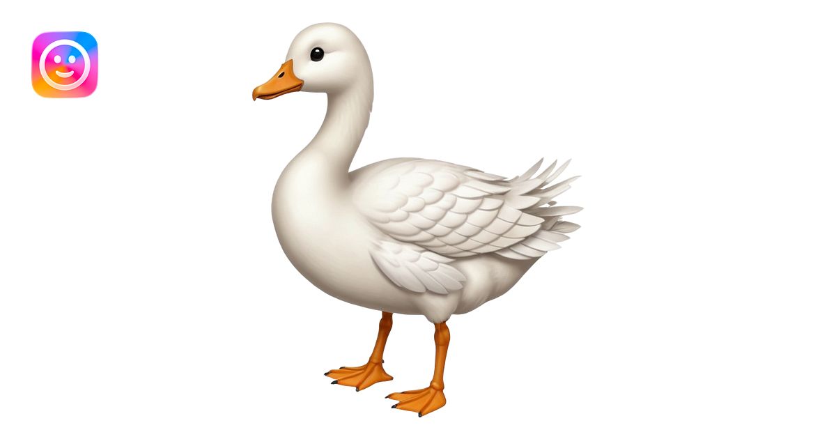goose with a human feet emoji | AI Emoji Generator