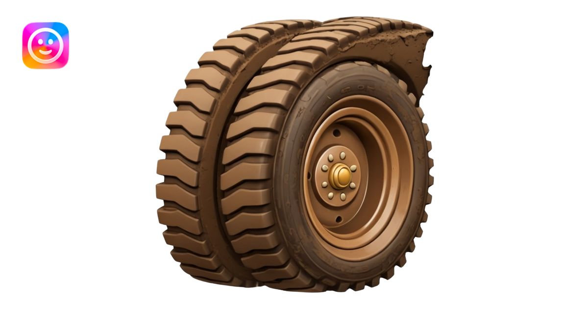 wheel Tracks emoji | AI Emoji Generator