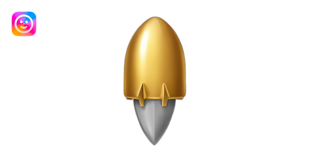 Bullet flying head emoji | AI Emoji Generator