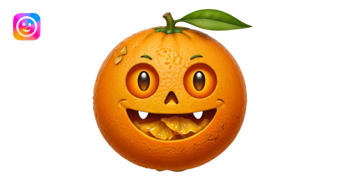 i want a rotten orange emoji. emoji | AI Emoji Generator