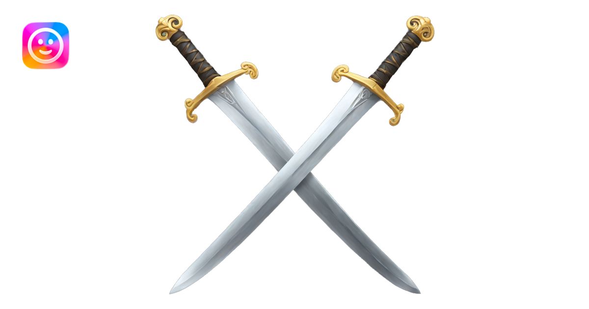Swords emoji | AI Emoji Generator