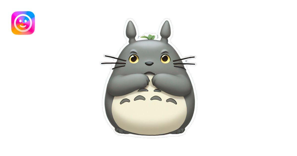 totoro crying emoji | AI Emoji Generator