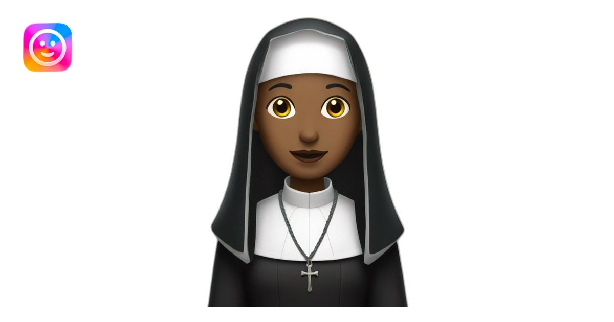 The nun emoji | AI Emoji Generator