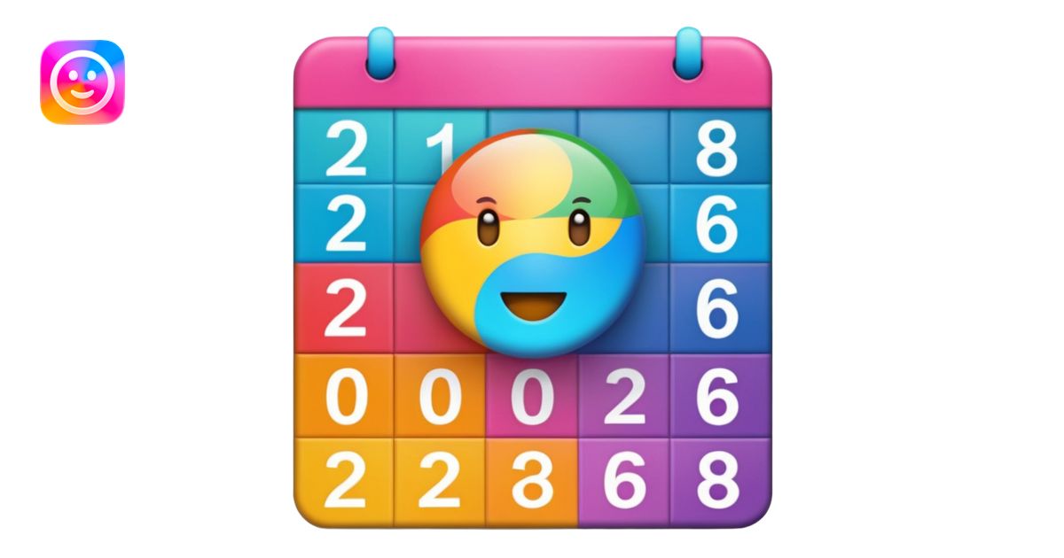2026 new year calendar emoji | AI Emoji Generator