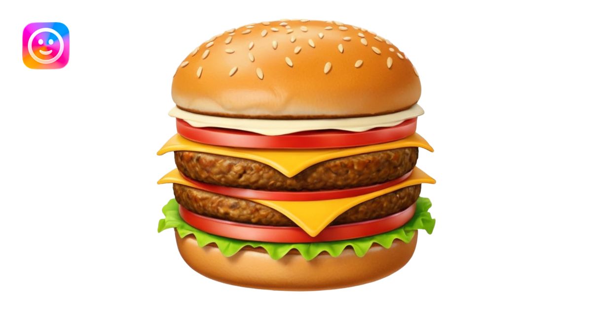 1 Smash burger patty emoji | AI Emoji Generator