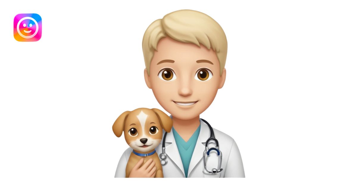 doctor with pet emoji | AI Emoji Generator