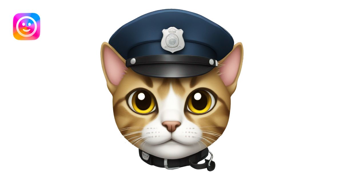 cop cat emoji | AI Emoji Generator