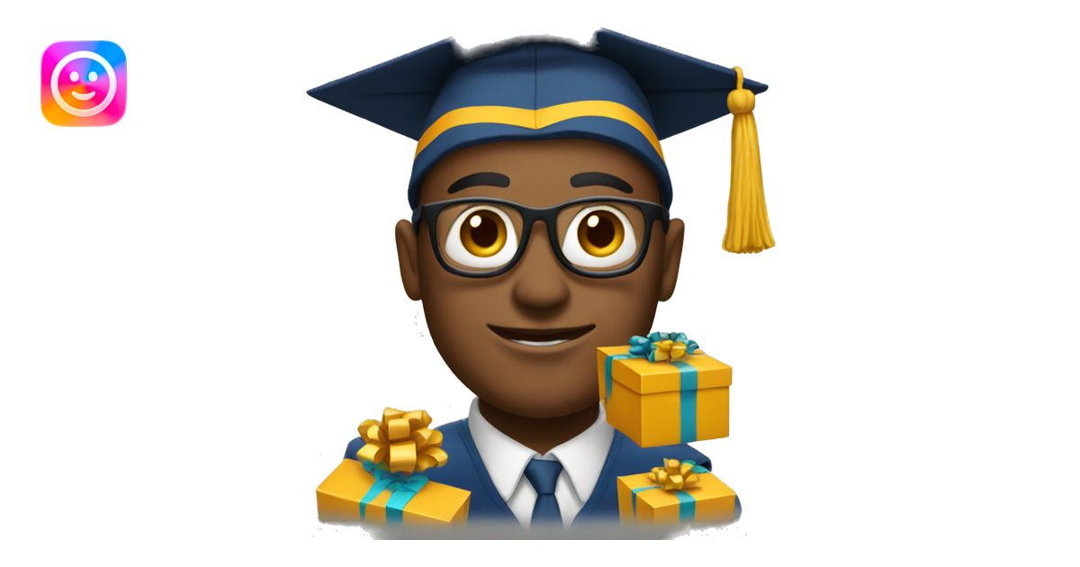university with gifts emoji | AI Emoji Generator