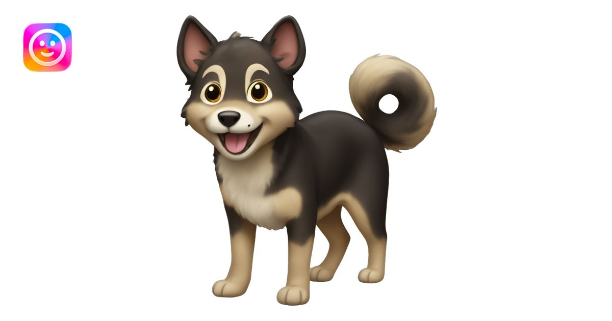 a happy sable emoji | AI Emoji Generator